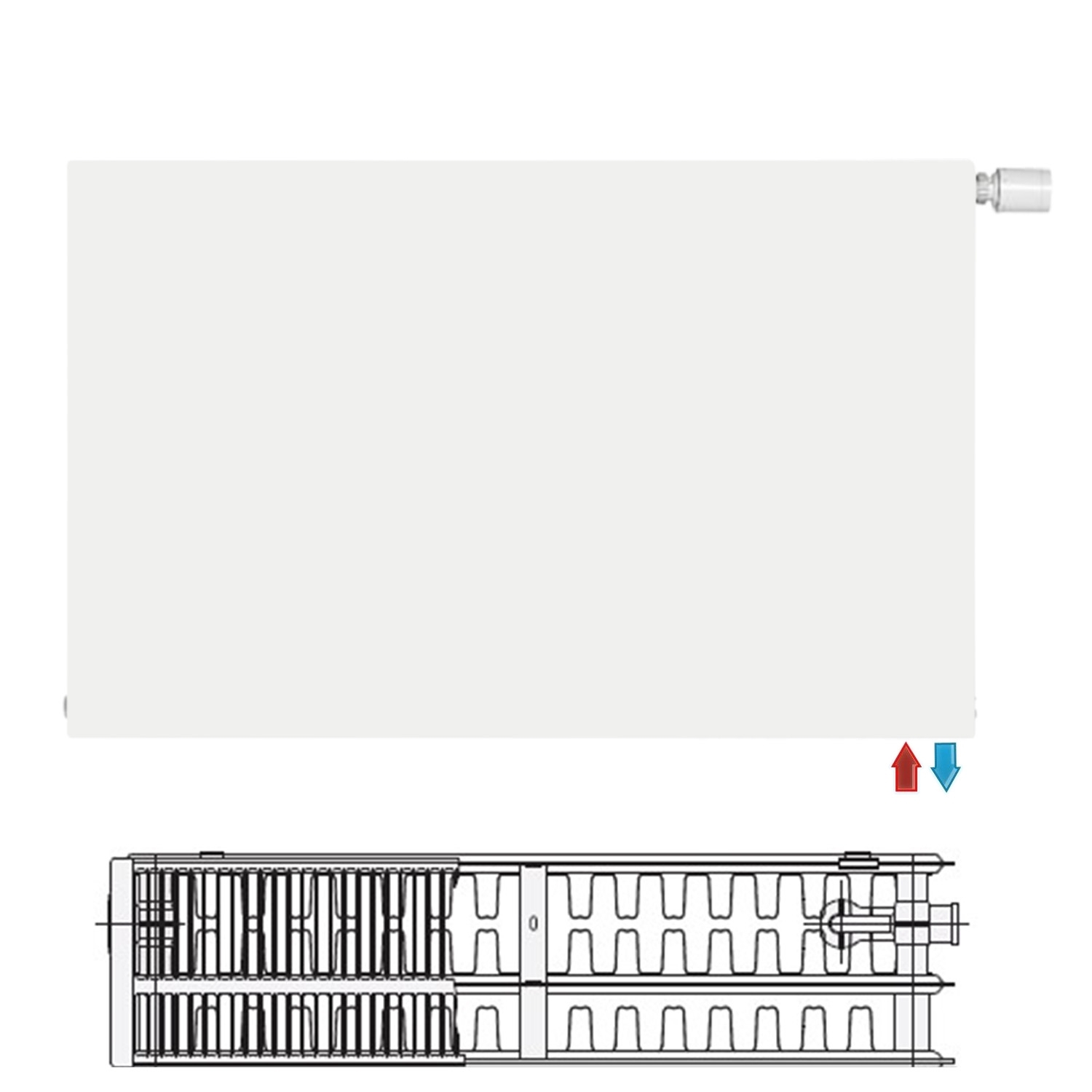 Buderus Logatrend VC-Plan.2 Ventilheizkörper Set 33-600-2300