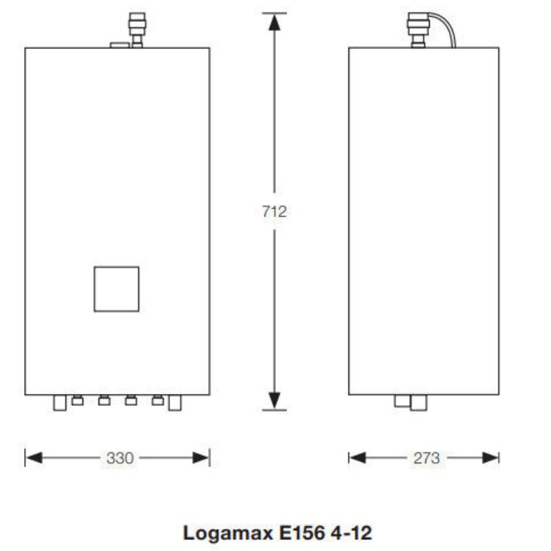 Buderus Elektro-Heizgerät Logamax E156 4 DE